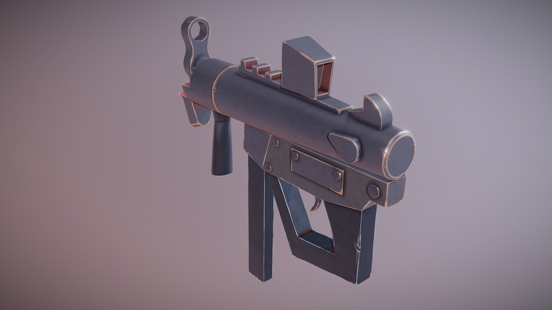 Stylized SMG - 3D model by IdiWork [5b81210] - Sketchfab
