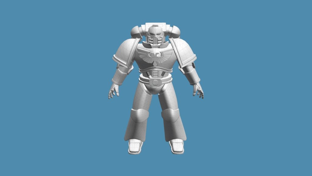 Space Marine - 3D model by amagrin [5b812ac] - Sketchfab