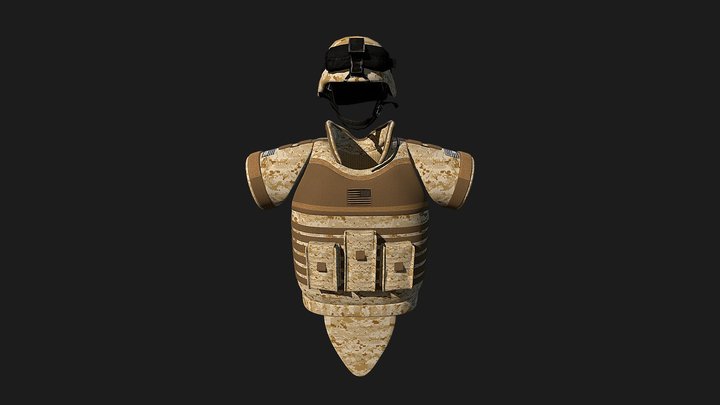 Body-armor 3D models - Sketchfab