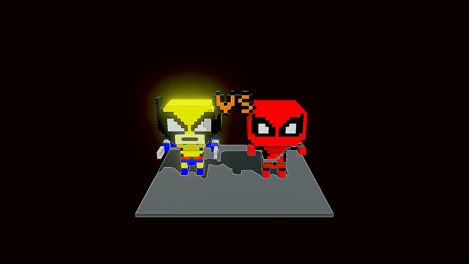 Wolverine vs Deadpool - Download Free 3D model by mitchellgarcia1009 ...
