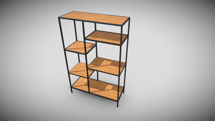Bookshelf 3D models - Sketchfab