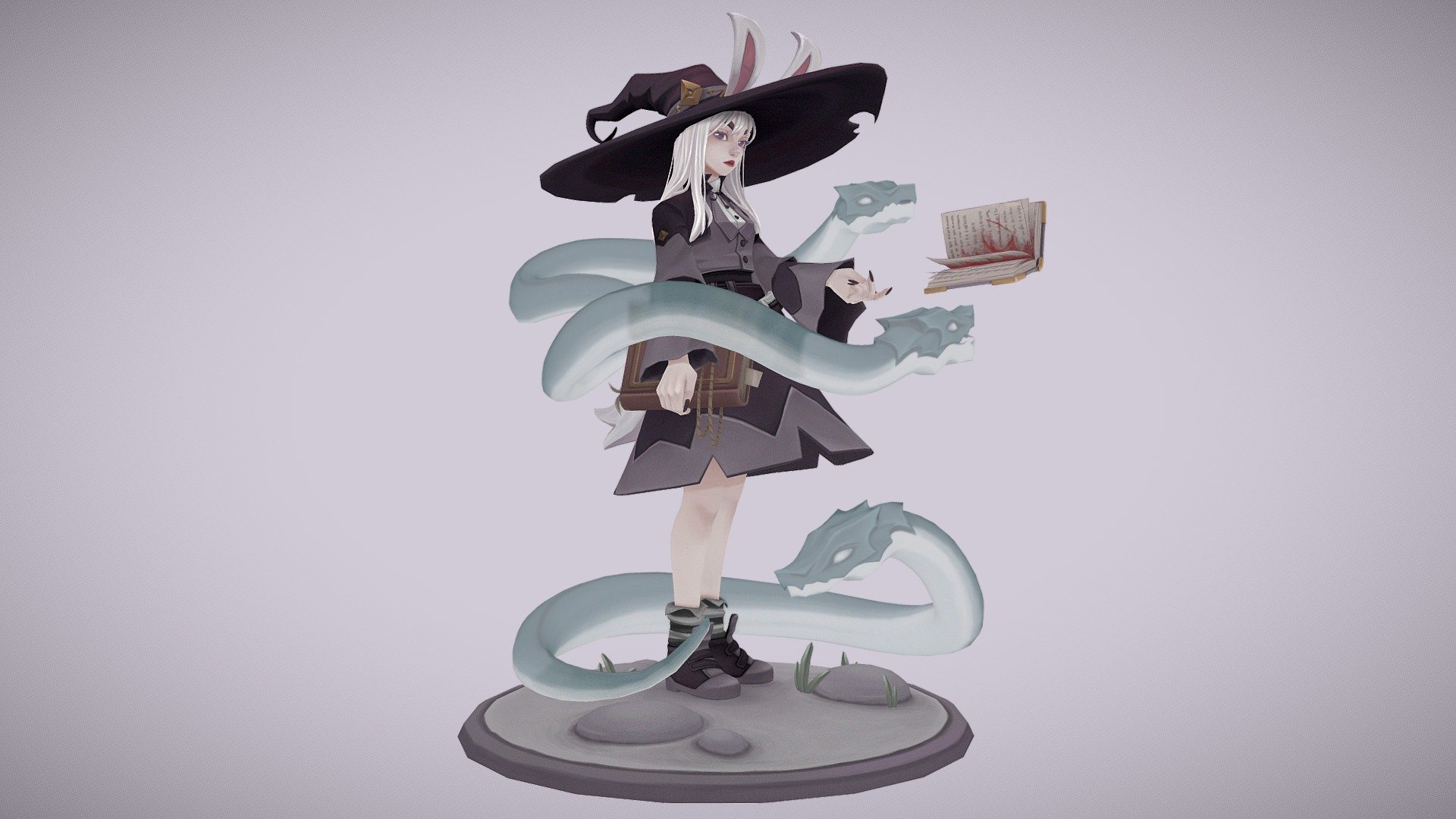 The Witch - Dragon's rise Challenge - 3D model by Océane Bidou ...