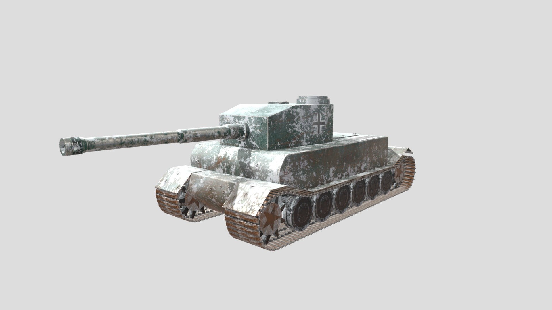tank vk4501p - Download Free 3D model by a21liccheche [5b87c7b] - Sketchfab