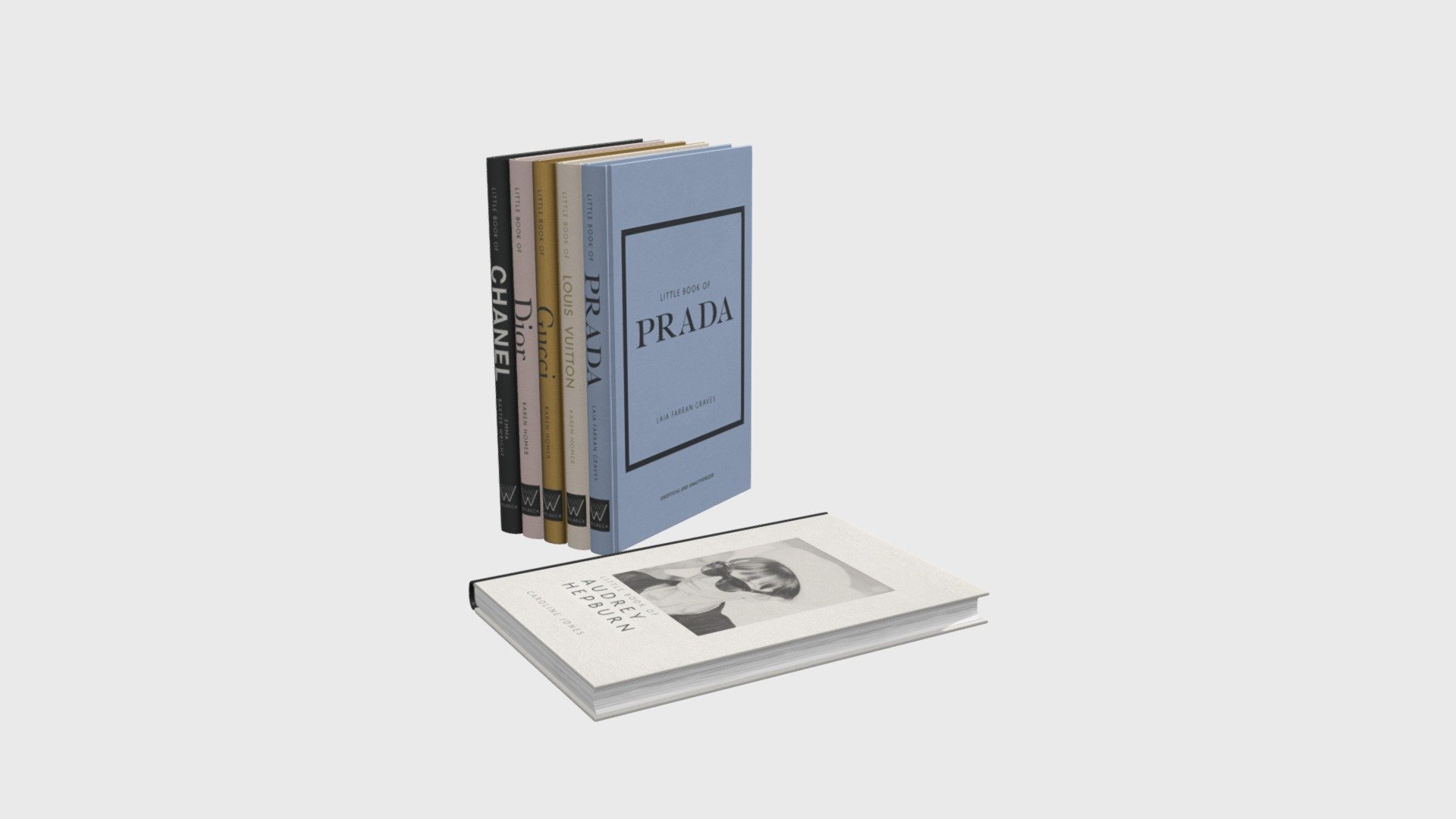 LittleGuideToStyle_books_audrey - Buy Royalty Free 3D model by marlis ...