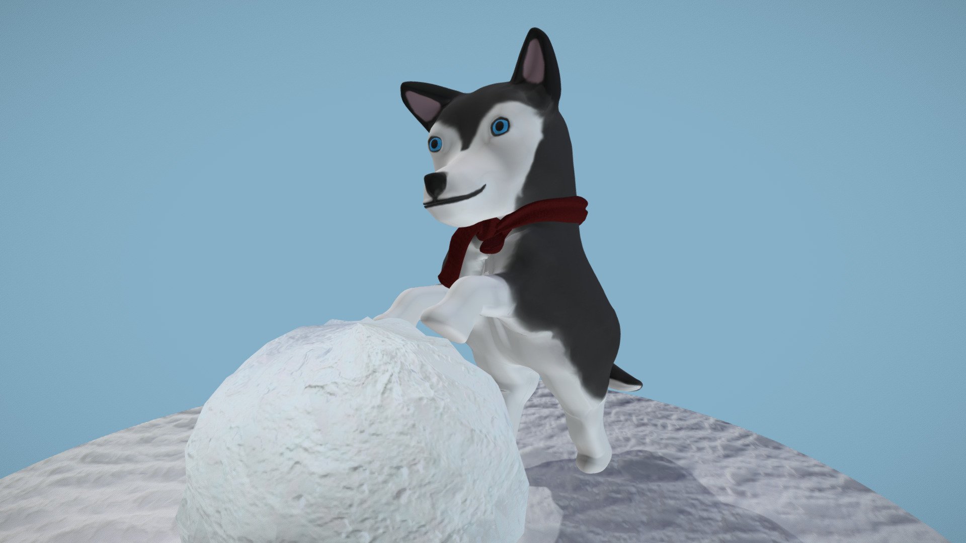 Harry the Husky - 3D model by Peter Morgan (@PeteMorgan) [5b88777 ...