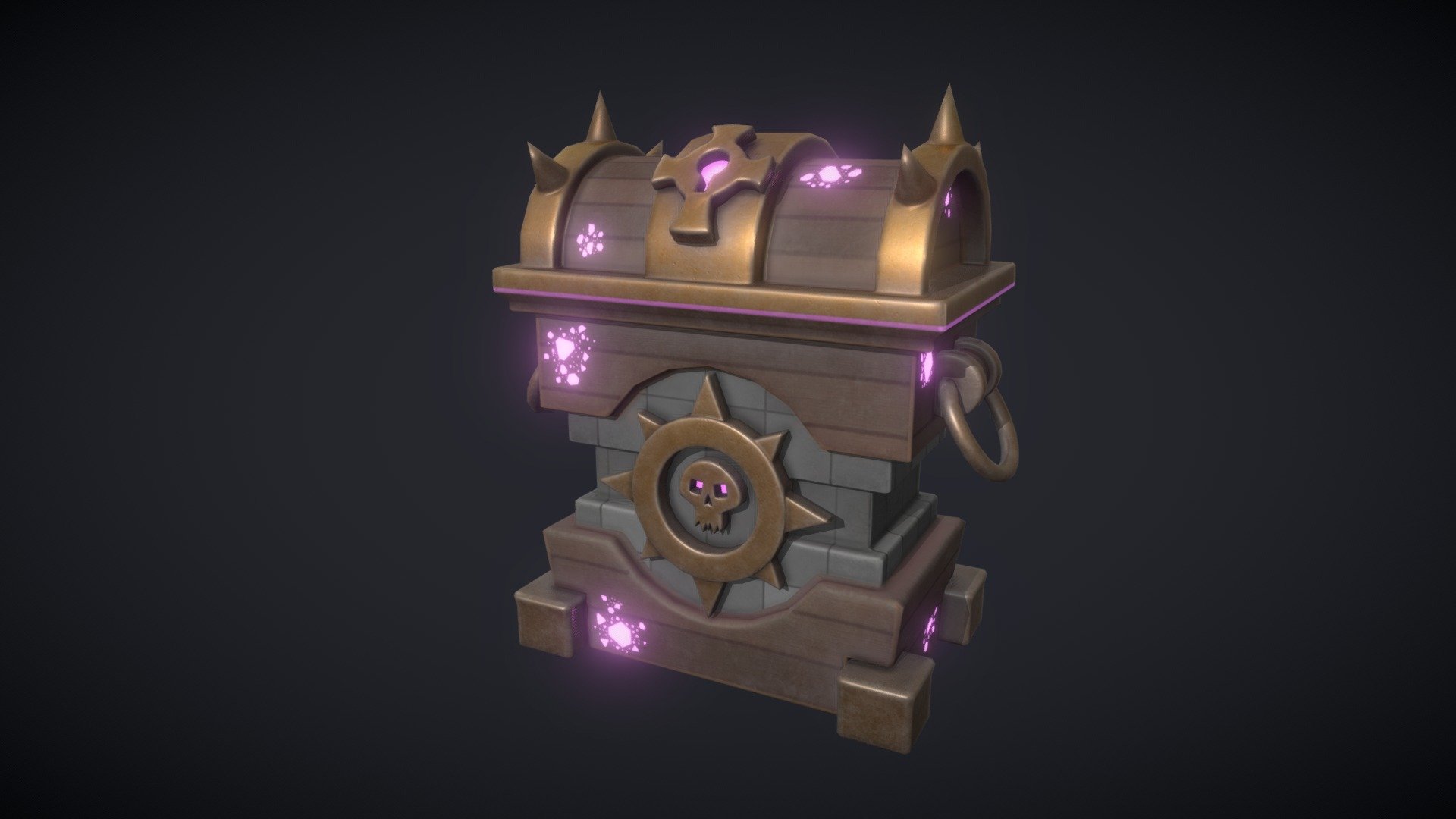 Stylized Chest - 3D model by maxz1201 [5b888c8] - Sketchfab