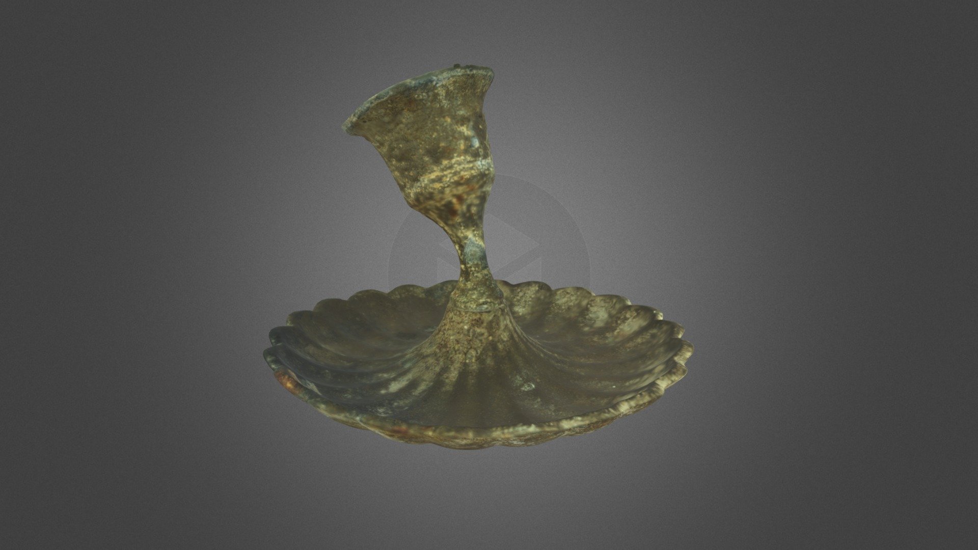 Antique Lightcandle Holder - 3D model by Cultural Heritage Innovation (@aldo_watanave) [5b8a689 ...