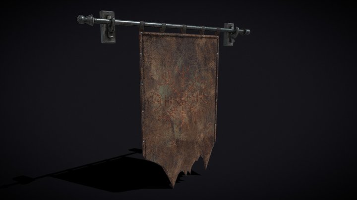 Banner 3D models - Sketchfab