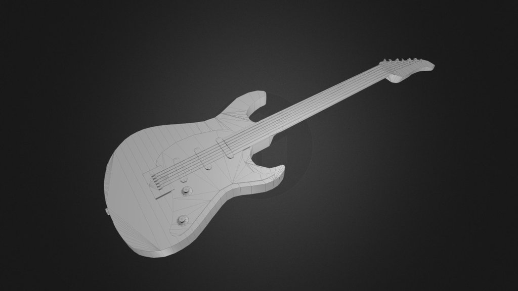 Guitar - Download Free 3D model by wessel.huizenga [5b8ccab] - Sketchfab
