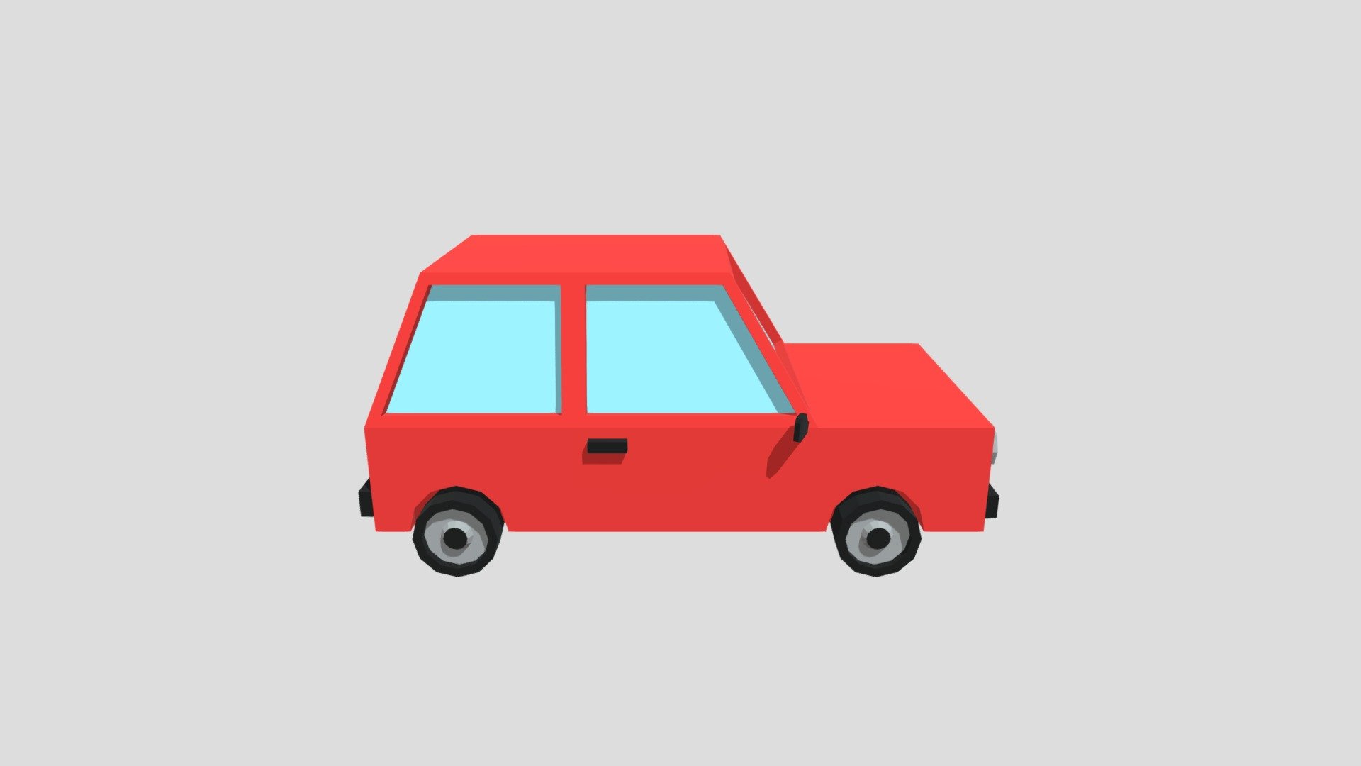 Low Poly Car (Red) - 3D model by DevonJenkin [5b8d036] - Sketchfab