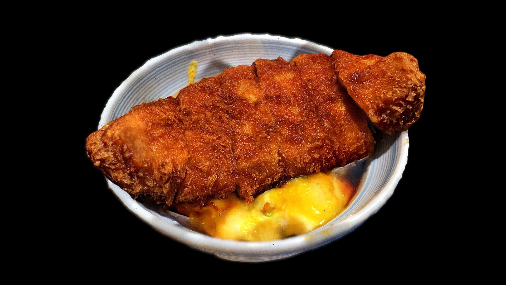 カツ丼：breaded pork on rice - Download Free 3D model by kazugoru [5b8dea9 ...