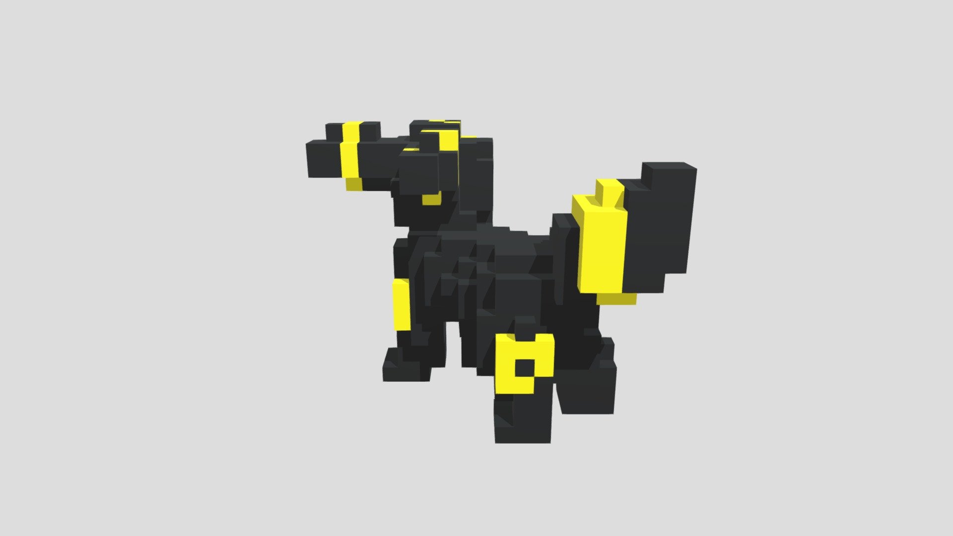 umbreon 541 3d - 3D model by vivace.dolaners [5b9097d] - Sketchfab