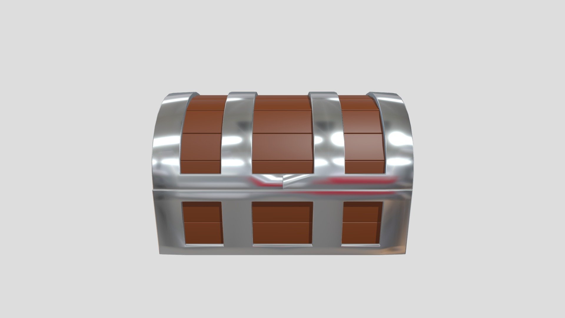 low poly chest - 3D model by nanzor___ [5b93623] - Sketchfab