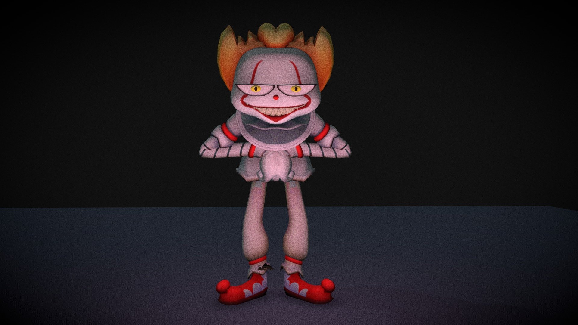 Pennywise - 3D model by Teabrew [5b93875] - Sketchfab