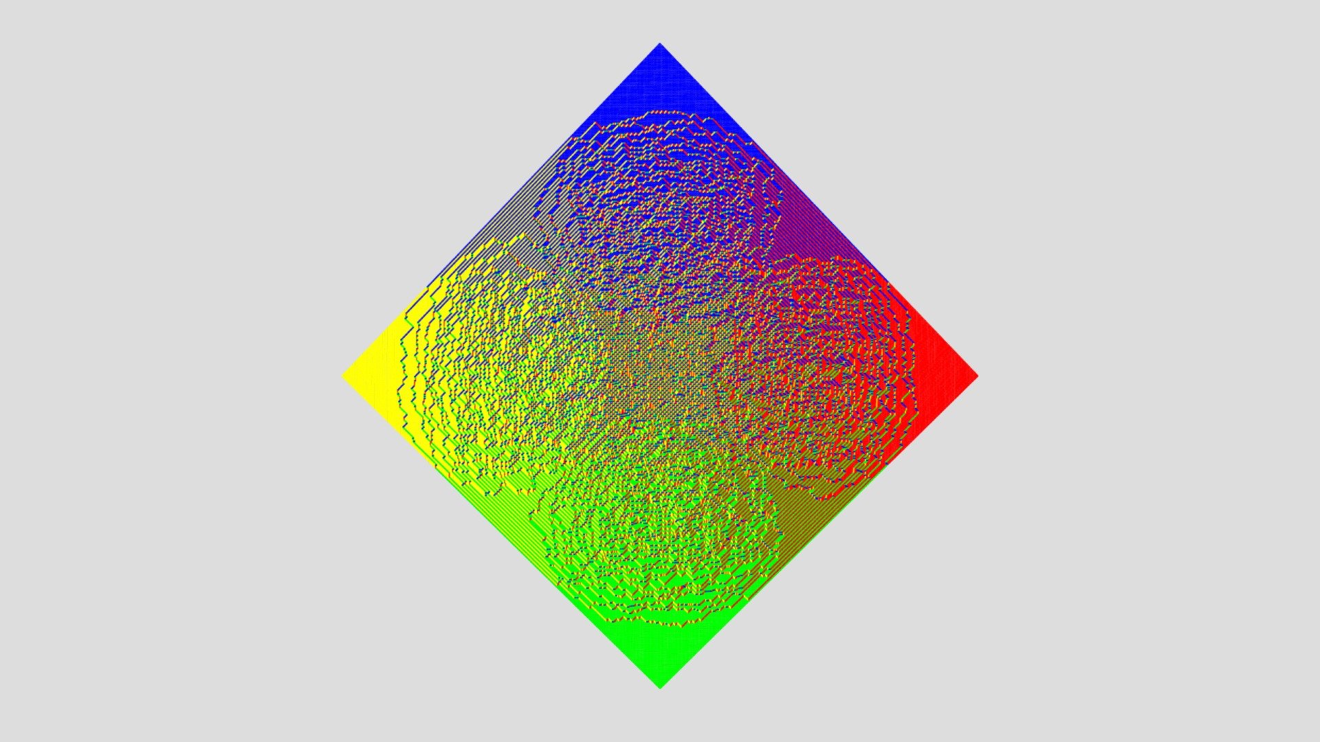 2x2 periodic Aztec diamond of size 300 - Download Free 3D model by ...