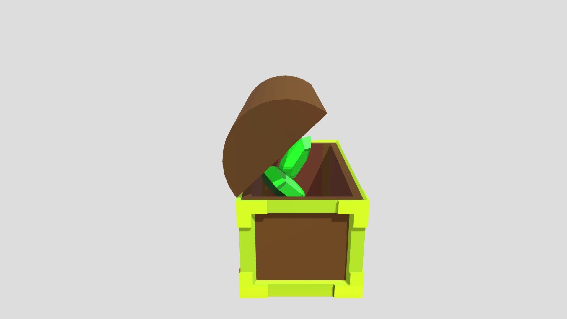 Emerald Chest - 3D model by RexSaxer [5b95508] - Sketchfab