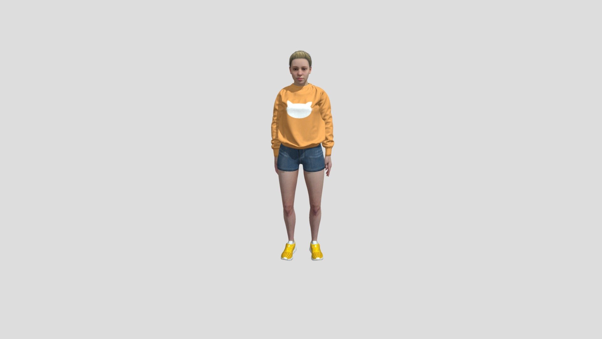 Standing Greeting - Download Free 3D model by Leakkha11 [5b98e64 ...