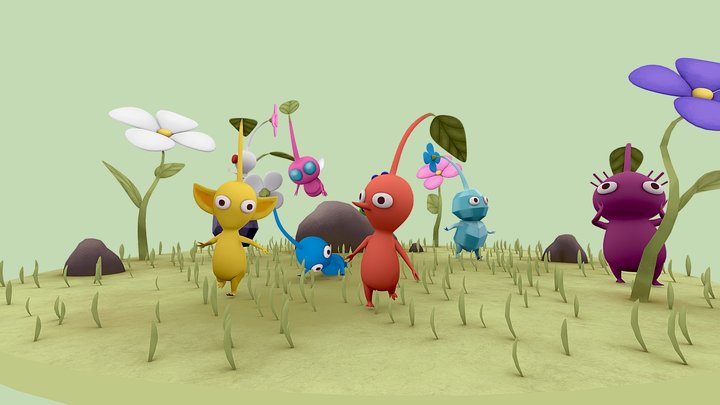 Pikmin4 3D models - Sketchfab