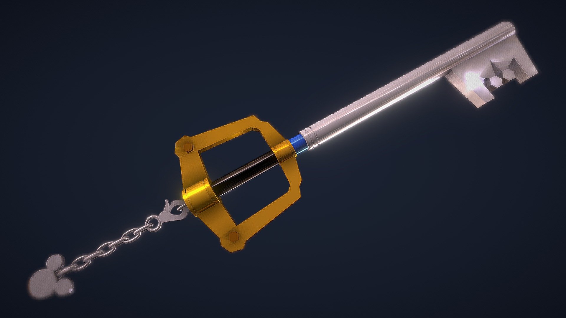 Kingdom Hearts Keyblade - 3D model by DianaV.Mendoza [5b99551] - Sketchfab