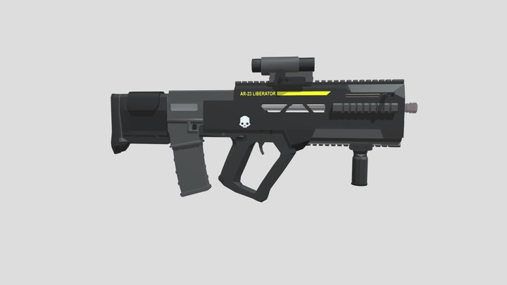 Assault-rifle 3D models - Sketchfab
