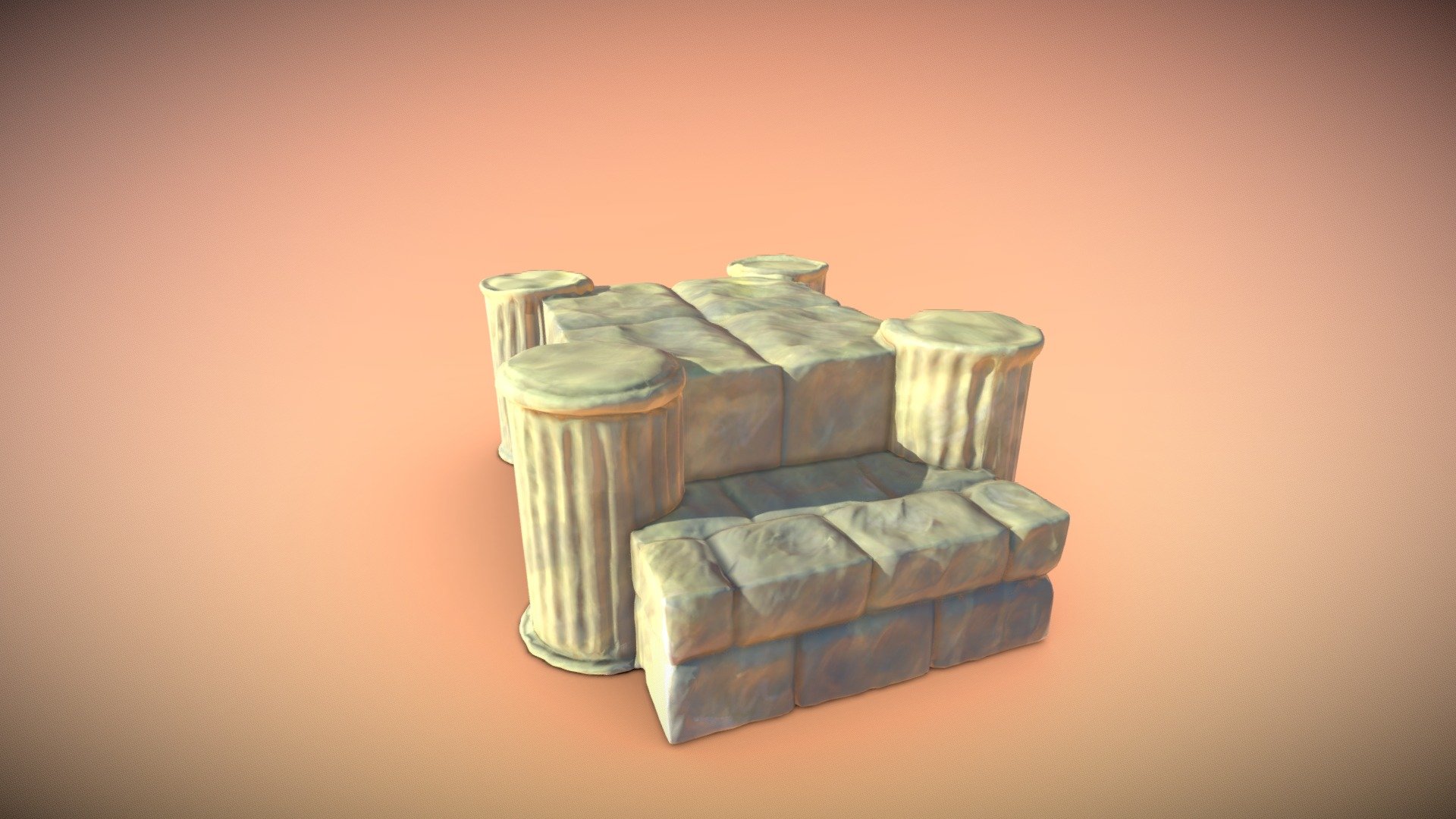 Ancient Structure - 3D model by 6050854gbmc [5b99d0e] - Sketchfab