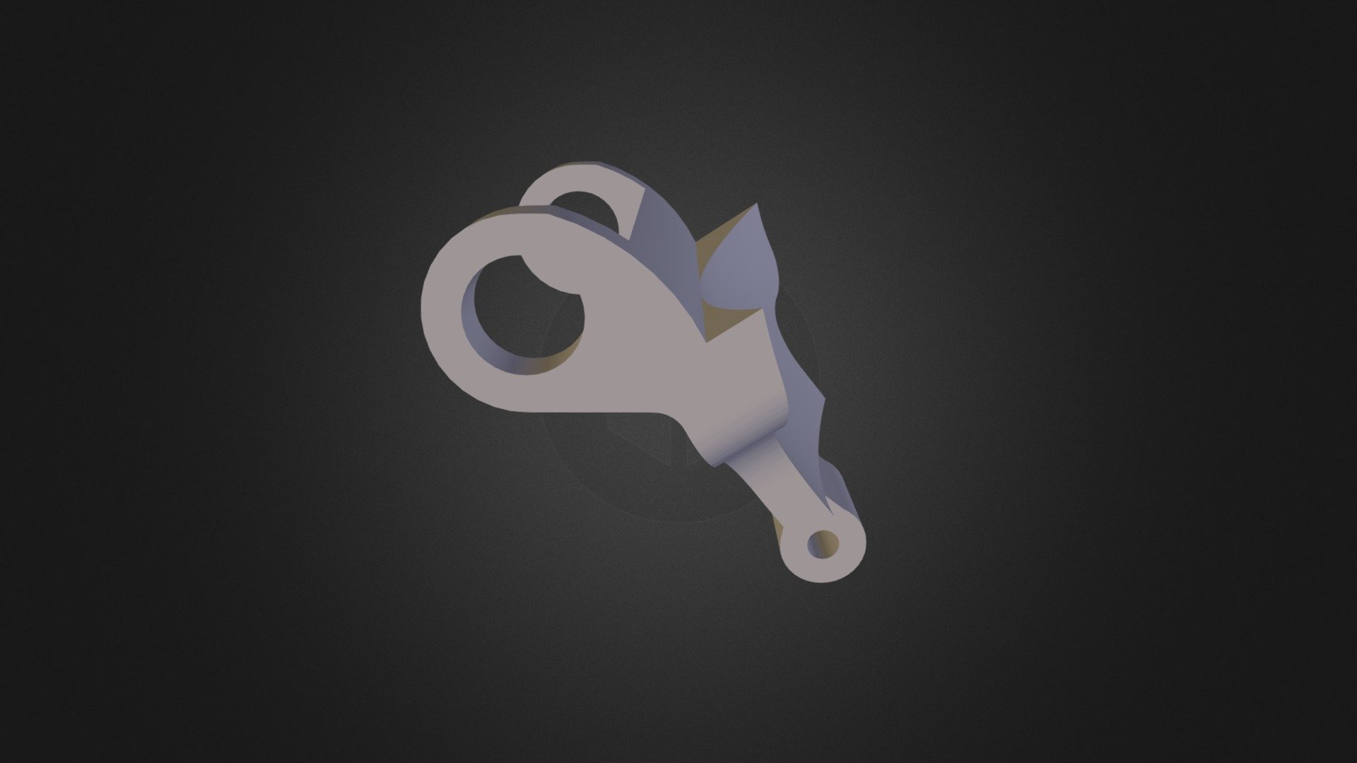 Simple Bracket 2 - 3D model by Hollywood 3D Printing (@ryan-h3dp ...