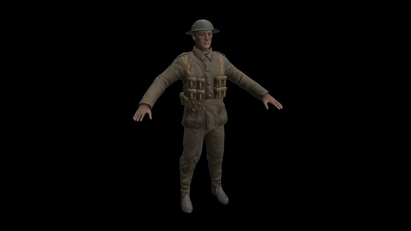british soilder - 3D model by jameshughdalton [5b9ec8d] - Sketchfab