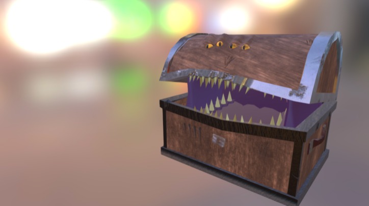 Monster Chest - 3D model by rysarian1 [5ba1425] - Sketchfab