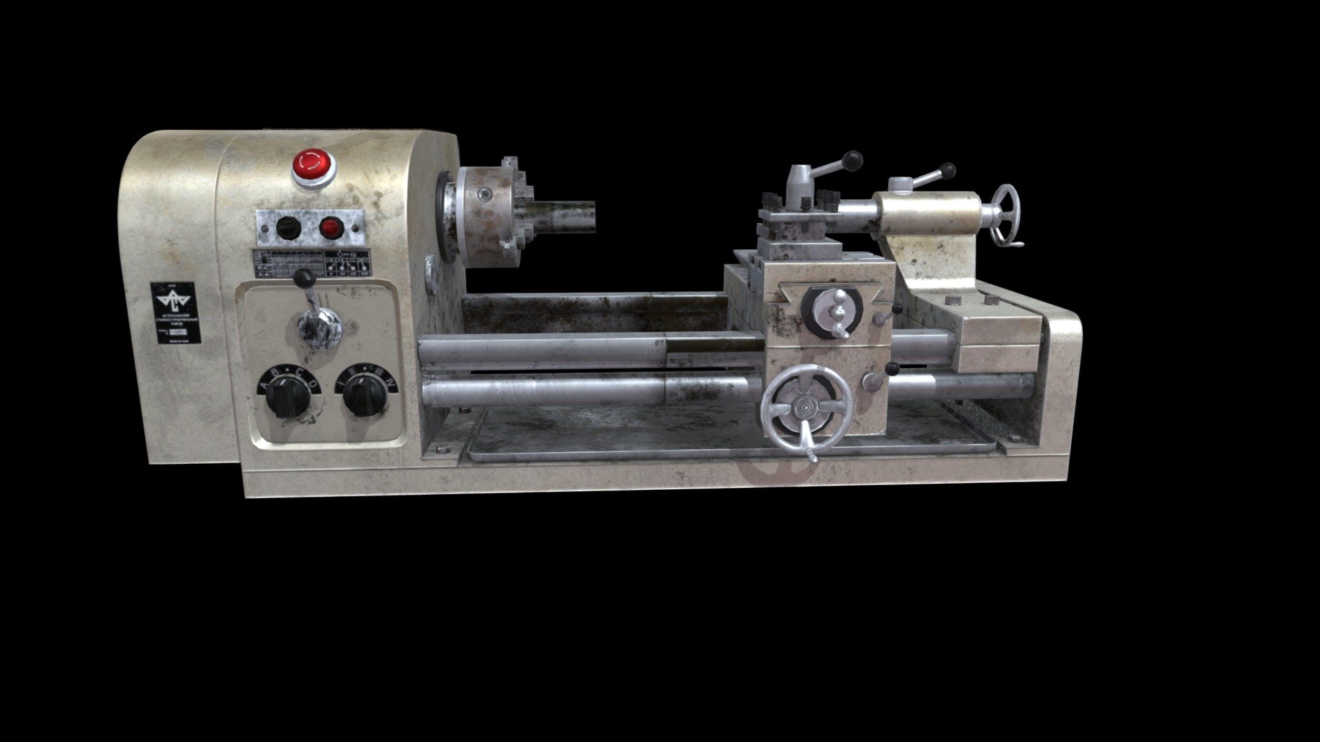 Desk_lathe_Animated - Download Free 3D model by kg007 [5ba193e] - Sketchfab