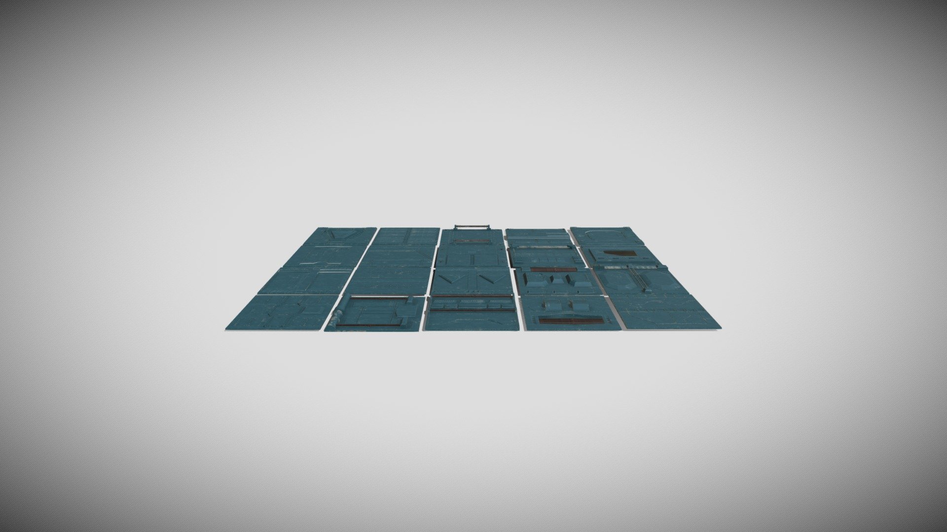 Low-Poly sci-fi panel collection - Buy Royalty Free 3D model by Simon T ...