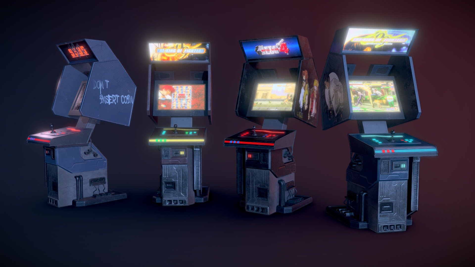 CyberCade LowPoly - Buy Royalty Free 3D model by kumaa [5ba1c92 ...