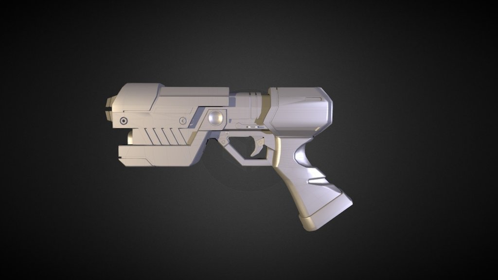 Samus Zero Suit Paralyzer Gun - 3D model by vincerosas818 [5ba1d7f ...