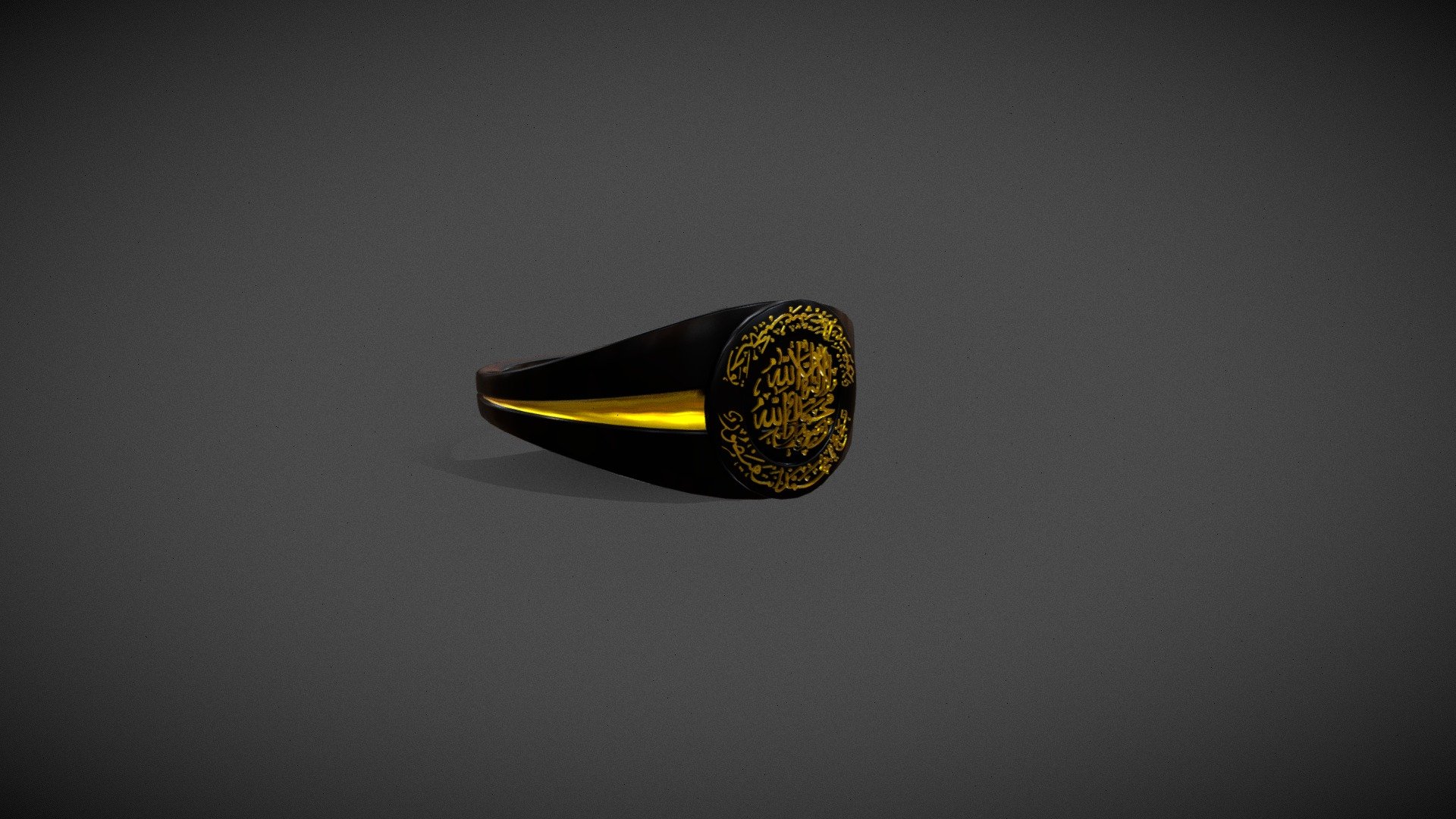 Seal of the Prophet: Muhammad's Ring Design - Download Free 3D model by ...