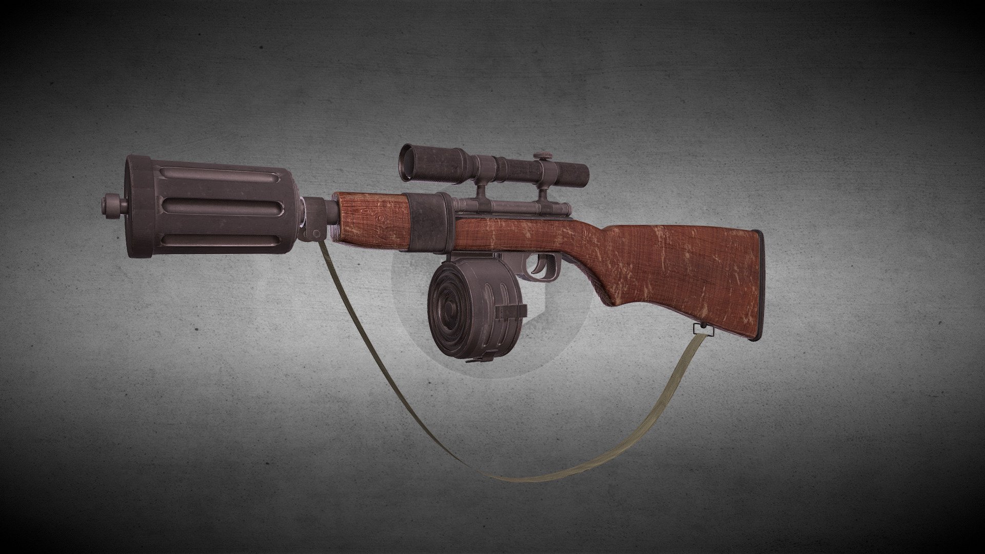 Steampunk Rifle - 3D model by zachtaurosa [5ba4aed] - Sketchfab
