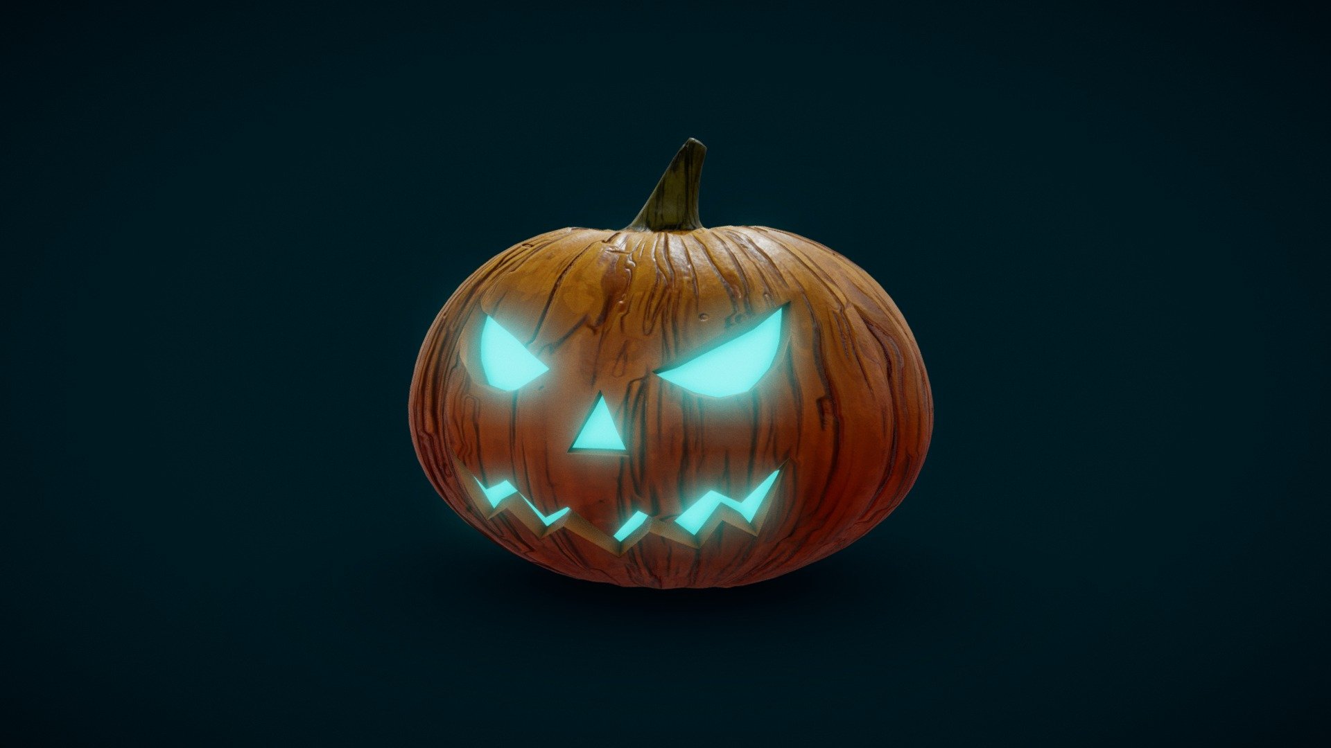 Stylized Halloween Pumpkin - Download Free 3D model by EverZax [5ba4f42 ...