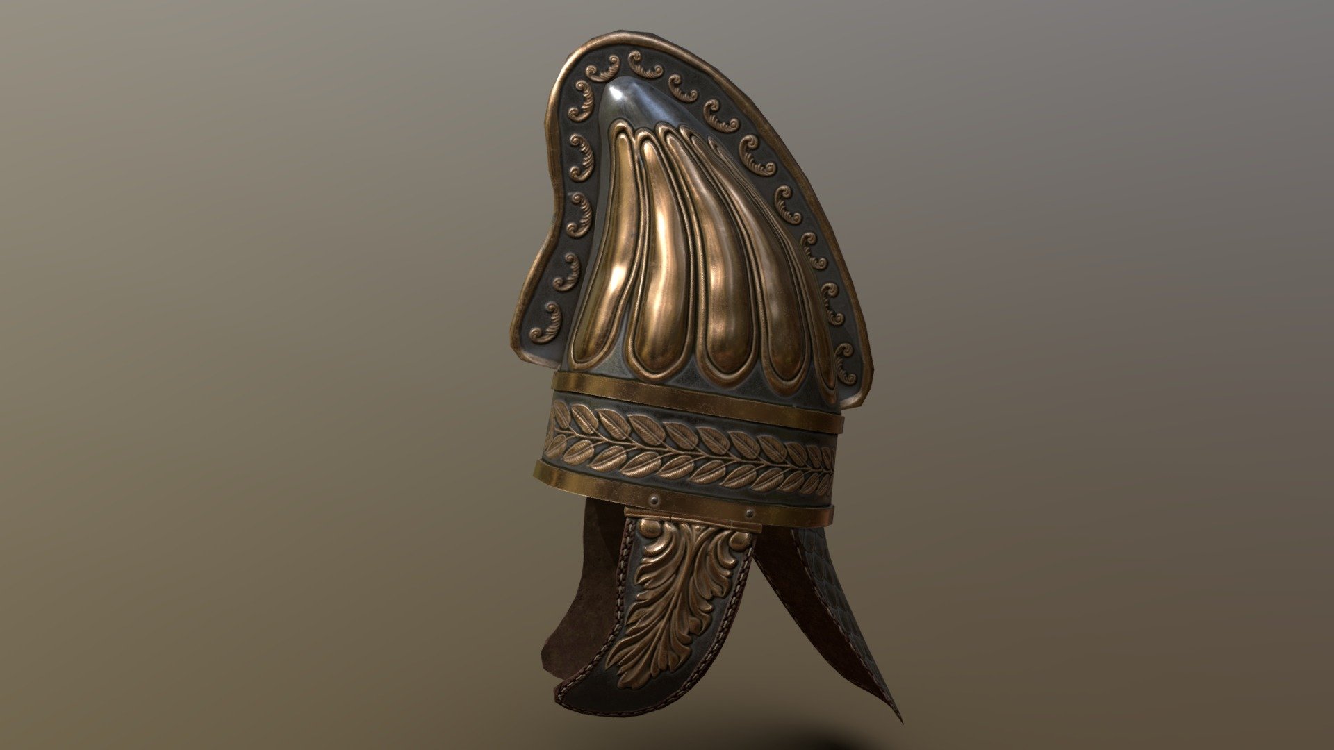 Dacian_geate helmet Trajan Column - 3D model by T.Claudiu_Scorilo ...