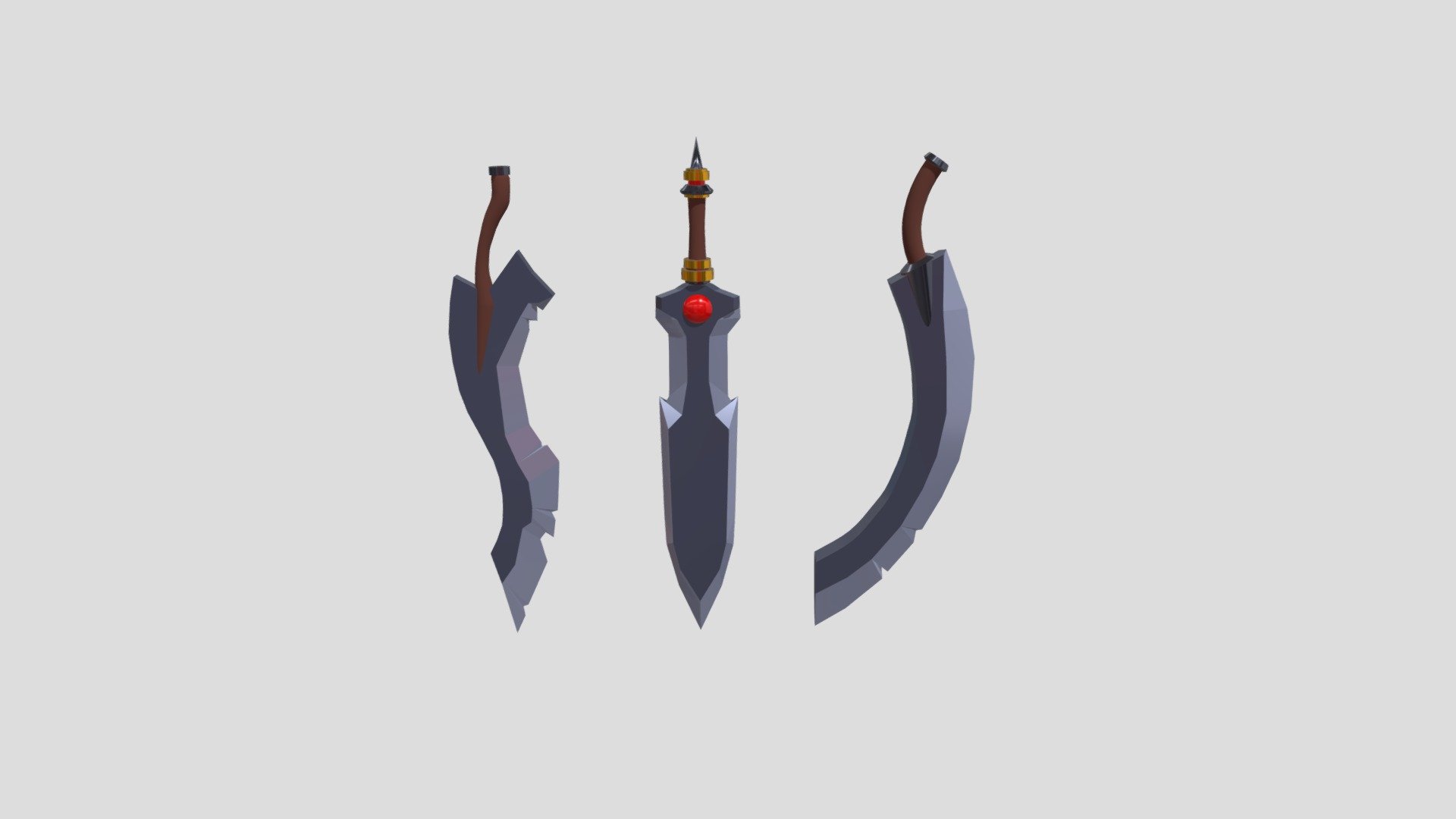 3 Swords - 3D model by alaexys [5ba7227] - Sketchfab