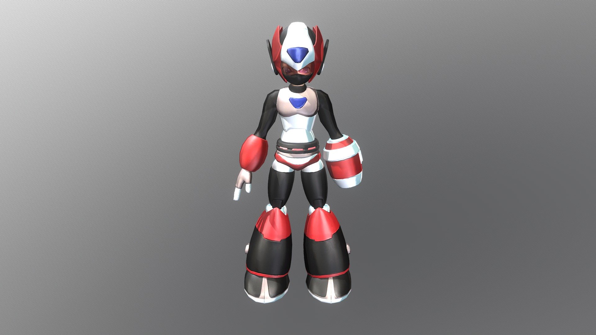 Robot Girl - 3D model by Spuke Animation (@spukeanimation) [5ba9821 ...