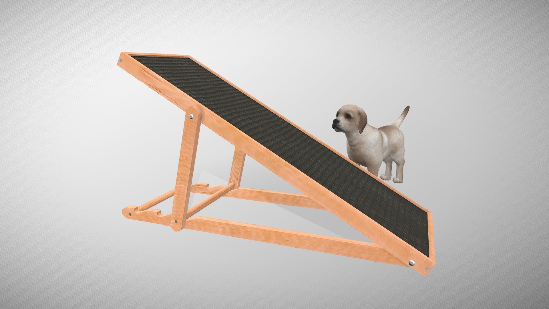 Dog ramp - 3D model by Tactile Visions (@tactilevisions) [5bab096 ...