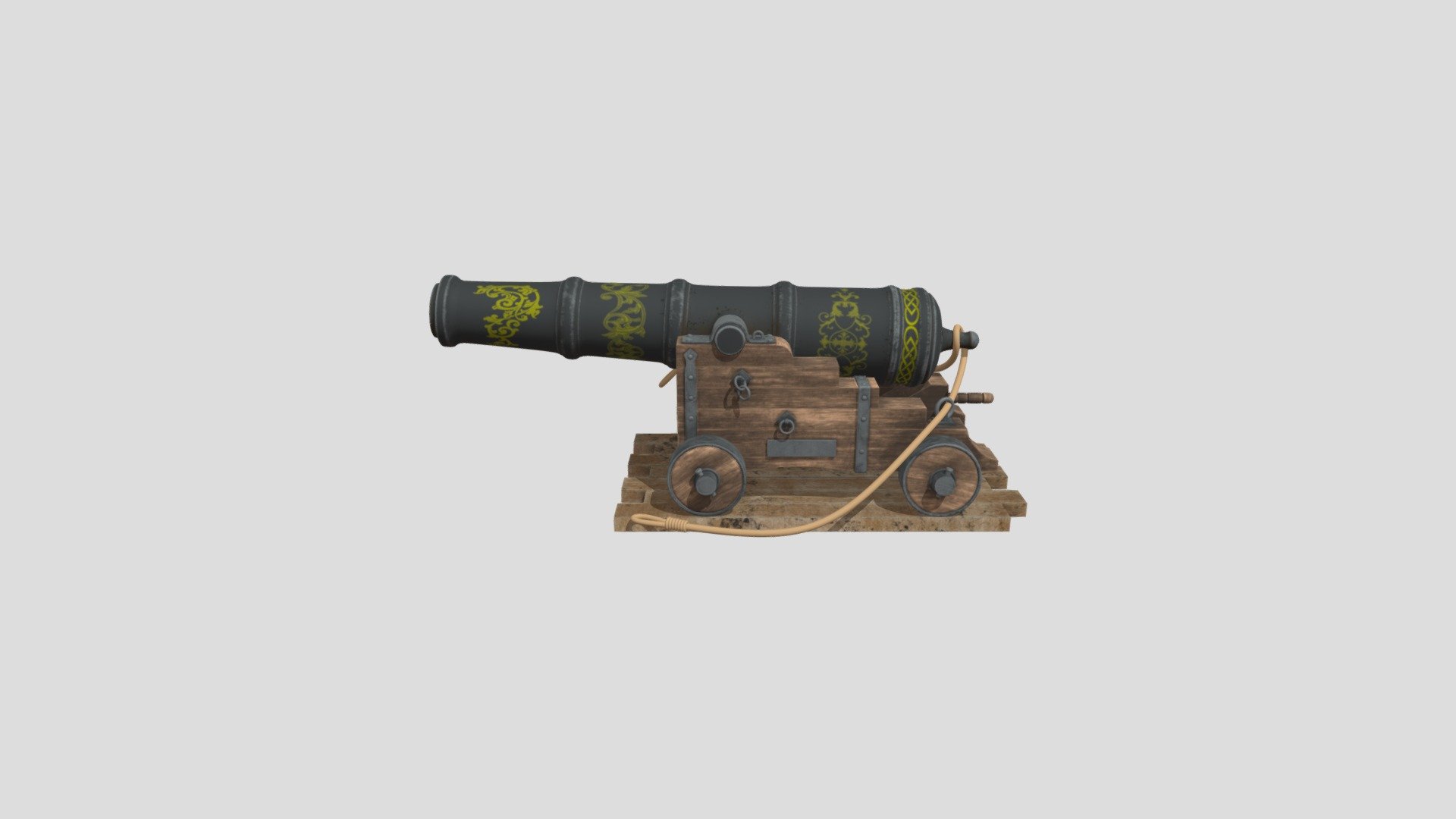 Cannon - 3D model by Roman Dziadevych (@romankostololm1996) [5babc35 ...