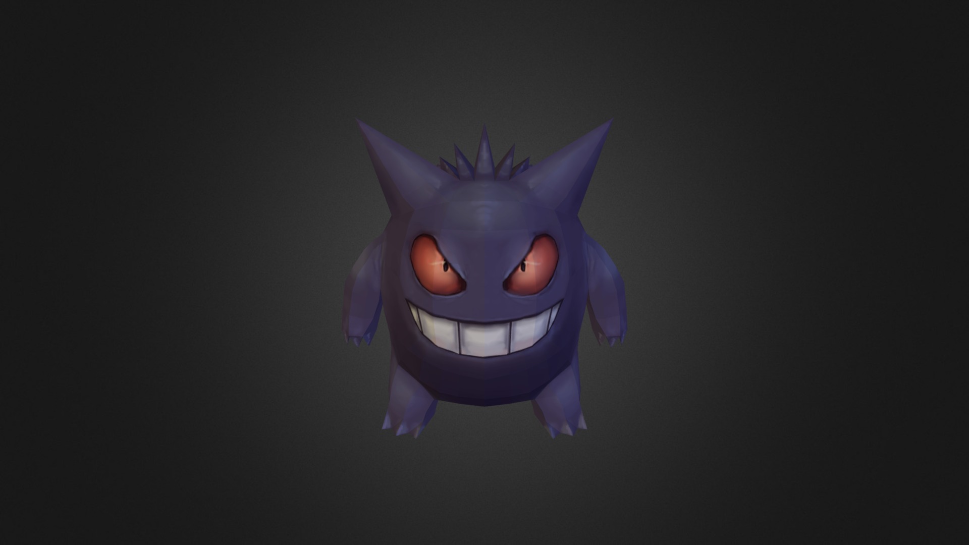 Gengar - 3D model by Austin O'Marah (@thebootyedition) [5bad01e ...