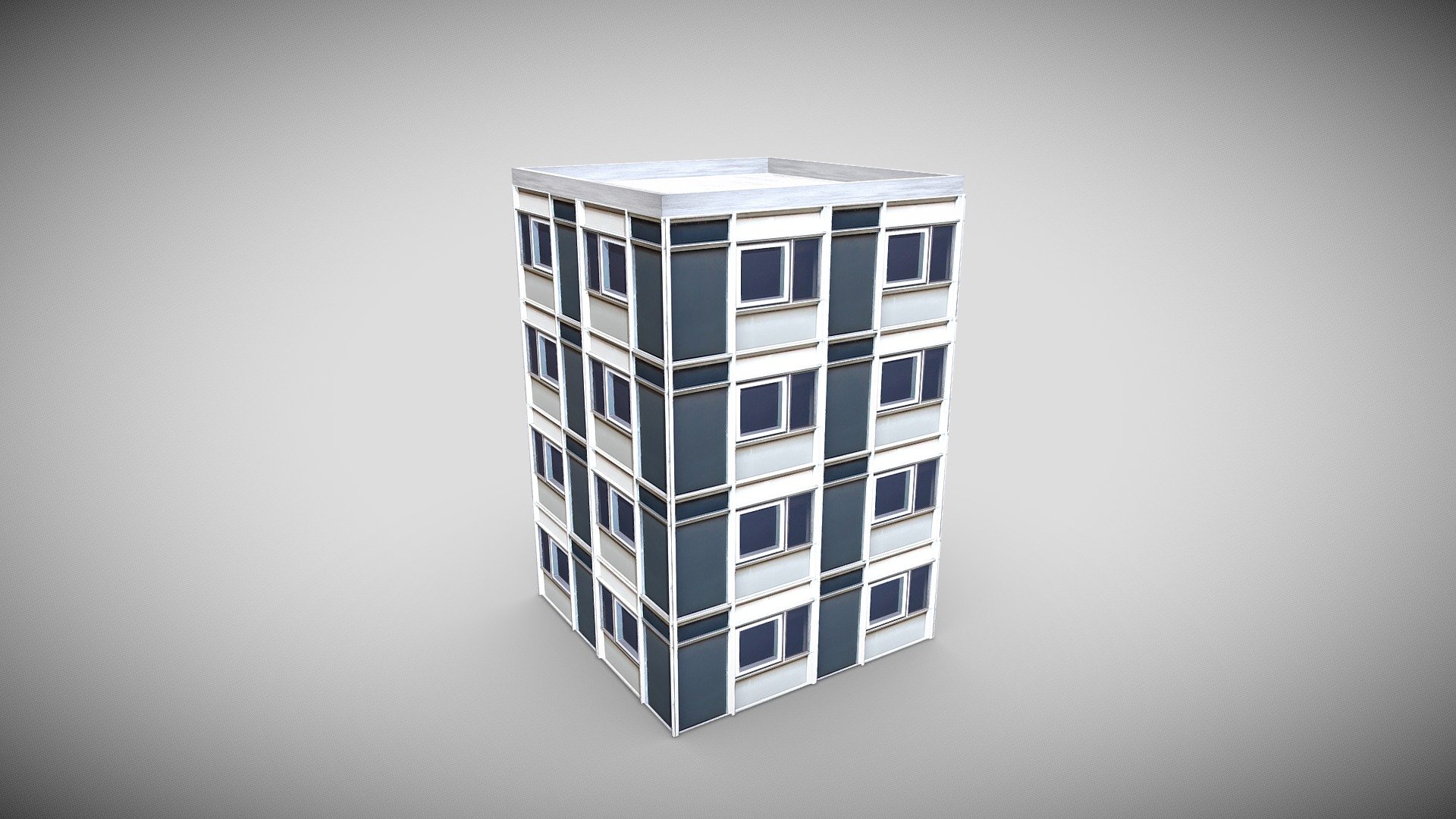 MODERN APARTMENT 3D MODEL - 3D model by BLUE EMERALD STUDIOS ...