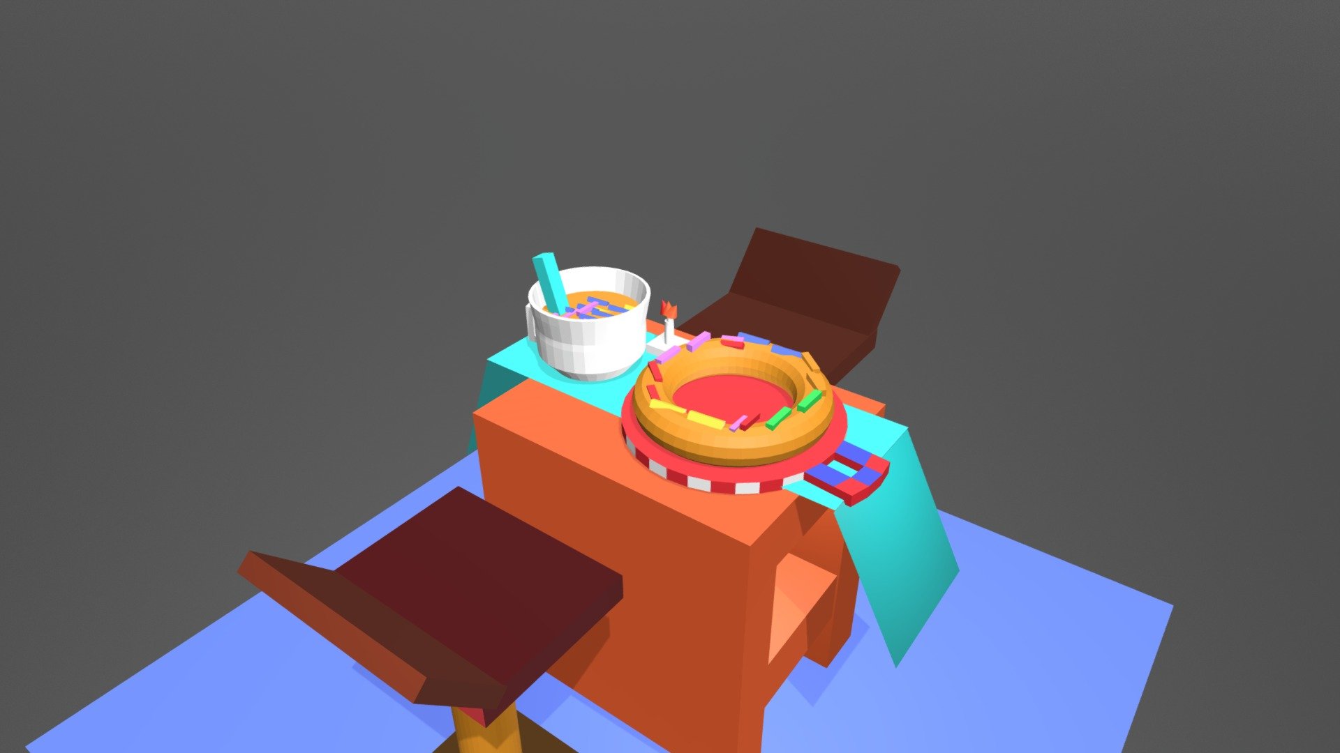 Tempat Makan - 3D model by rayyan144 [5bb06b4] - Sketchfab