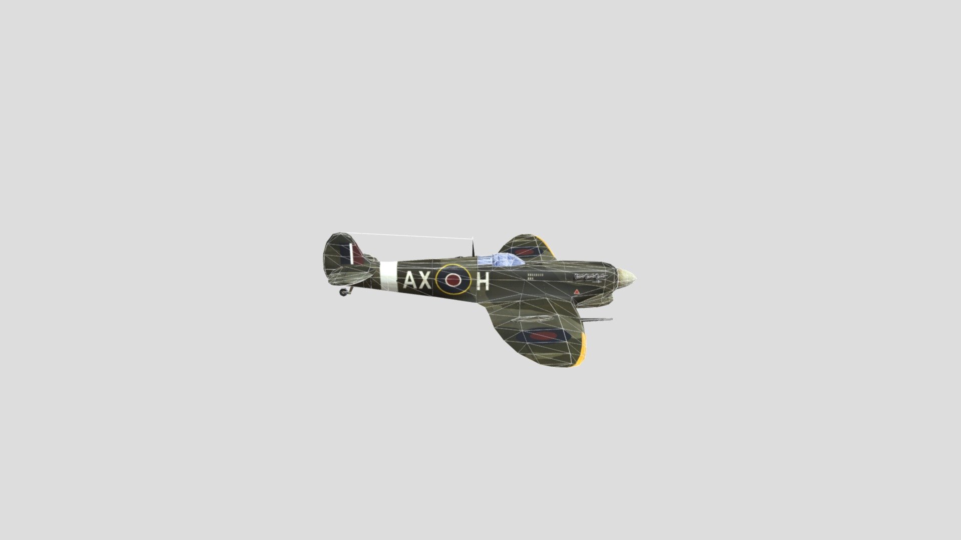 Aircraft ww2 Spitfire - Download Free 3D model by mudroljub [5bb0744 ...