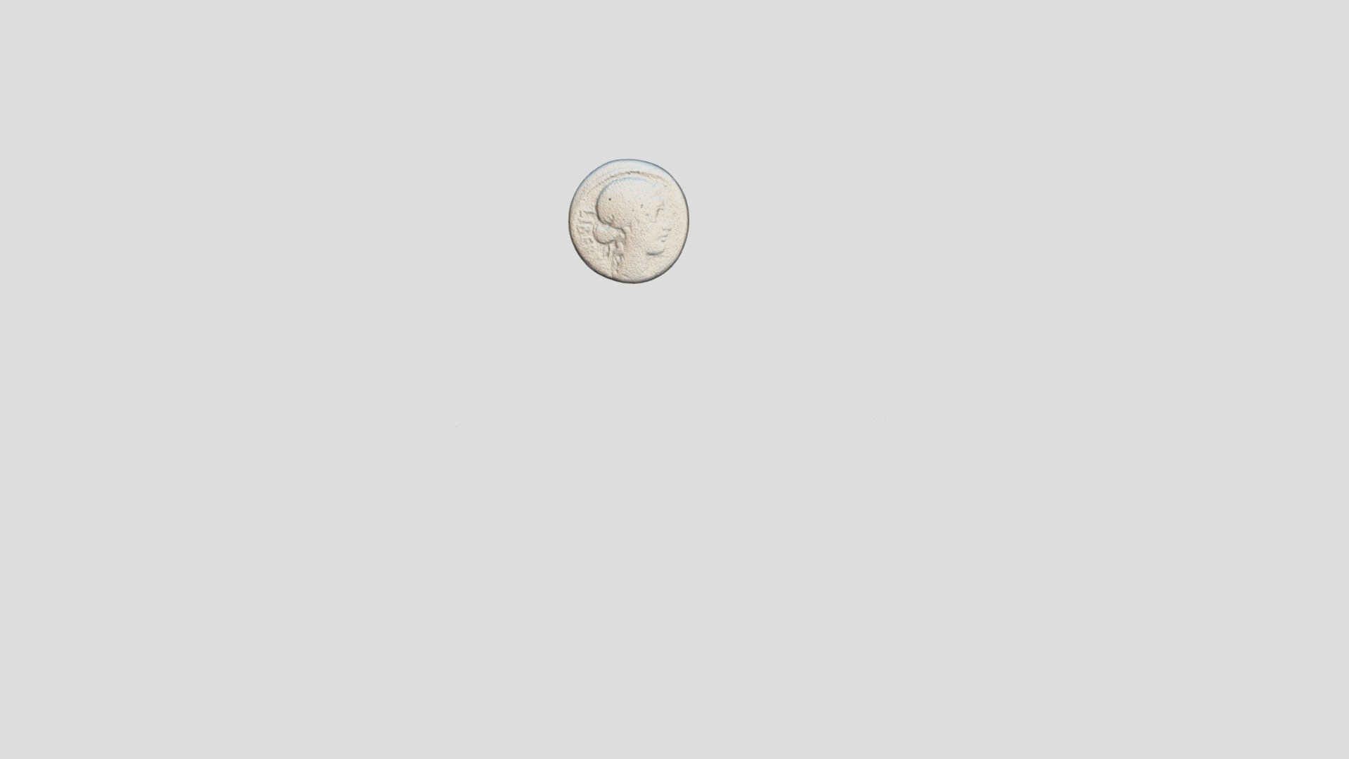 Roman Republican Silver Denarius (coin 1) - Download Free 3D model by ...