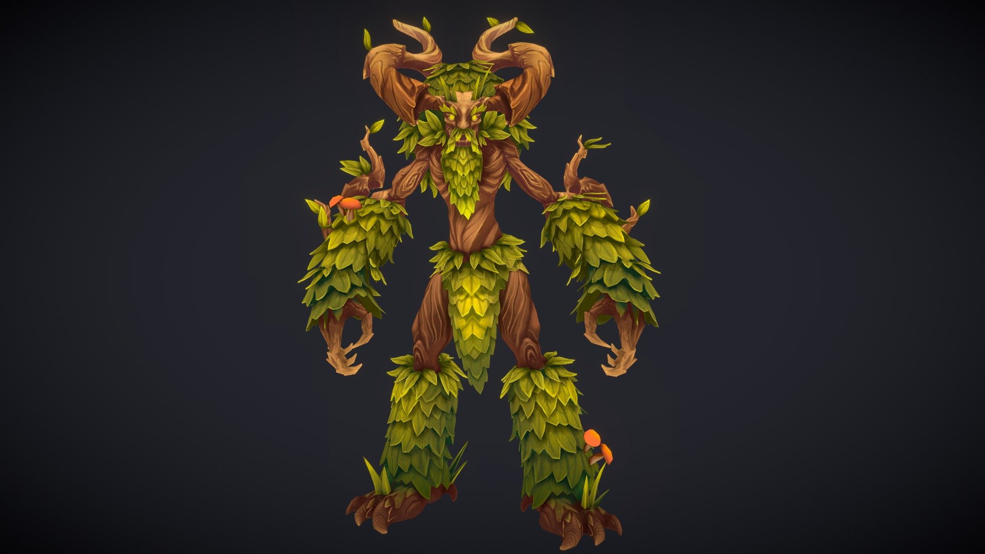 Stylized Fantasy Treant - 3D model by N-hance Studio (@Malice6731 ...