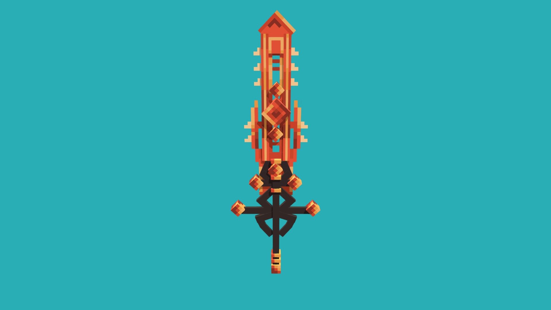 Magma Sword - 3D model by OMAR (@omarnada257) [5bb5880] - Sketchfab
