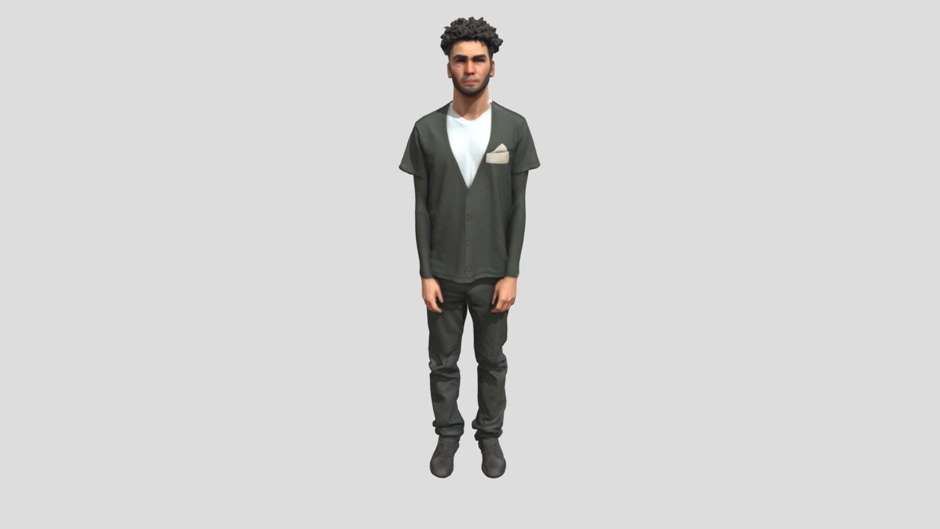 Male teen no pose both hands on his SIDE - Download Free 3D model by ...