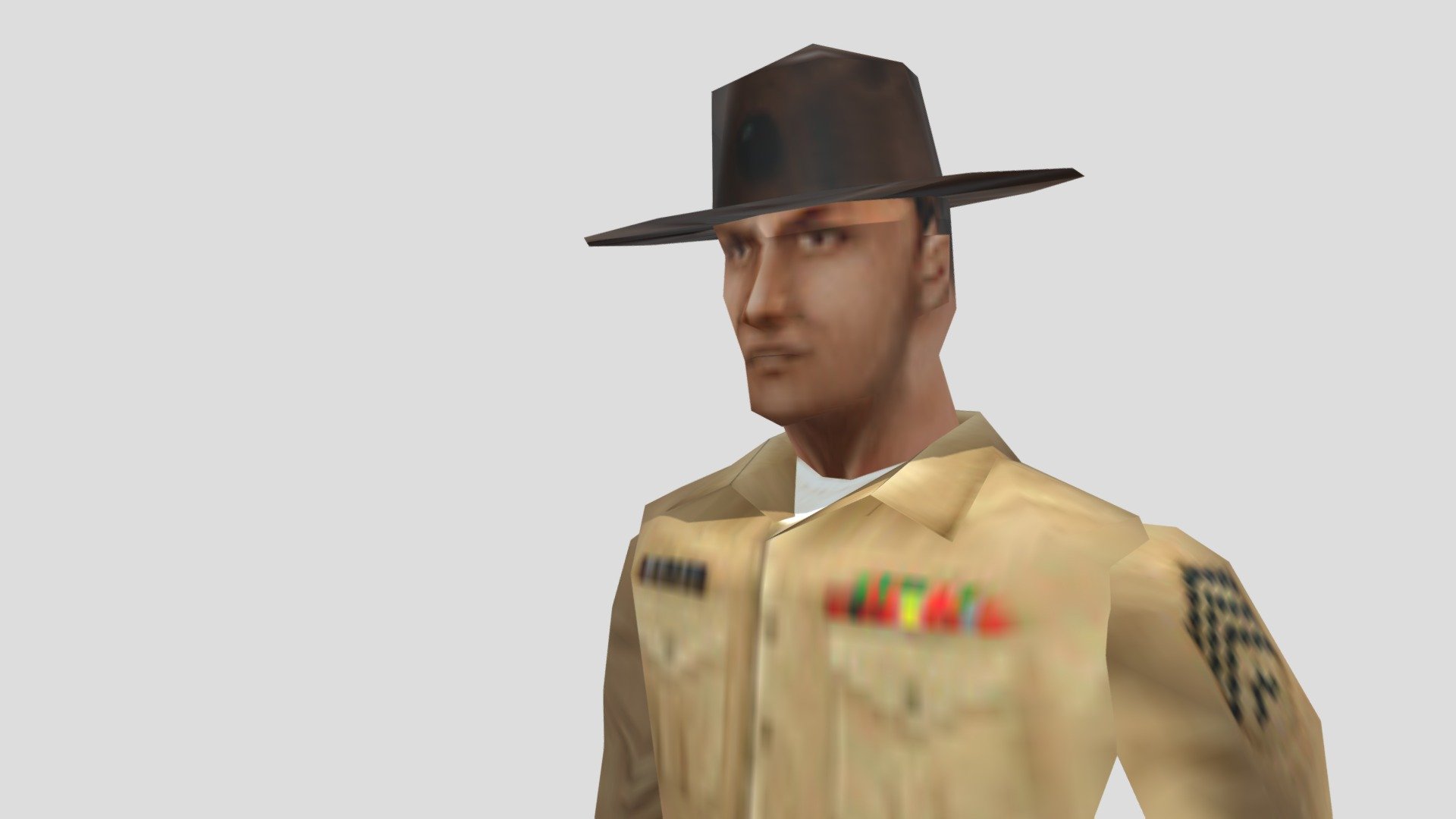 Half-Life Opposing Force Drill Instructor - Download Free 3D model by ...
