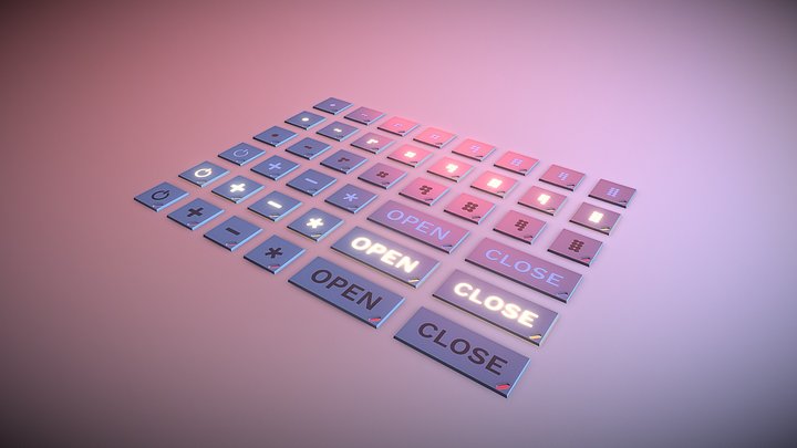 Buttons 3D models - Sketchfab
